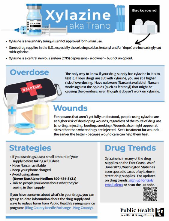 Risks of the Unregulated Drug Market/Xylazine | Stopoverdose.org